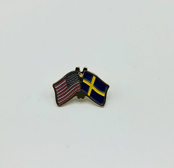 Lapel Dual Flag Pin – Finn Ware